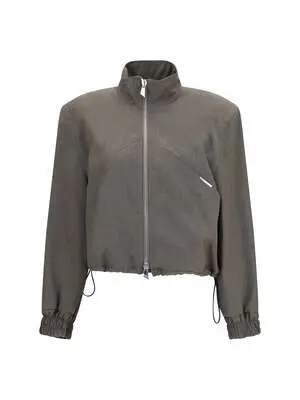Attico Wool-blend Bomber Jacket - Brown