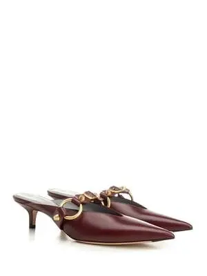 Balenciaga City Mule With V Upper
