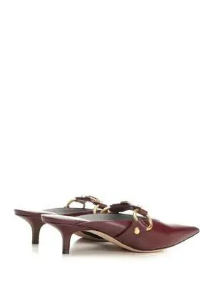 Balenciaga City Mule With V Upper