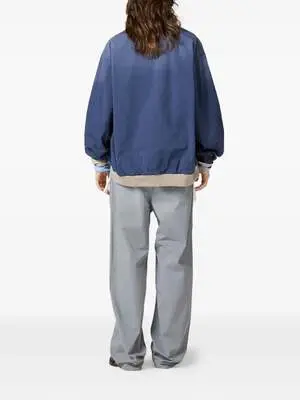 Miu Miu Washed Twill Oversized Jacket - Multicolor