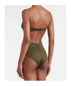 Johanna Ortiz Ring-detail High-waisted Bikini Bottoms