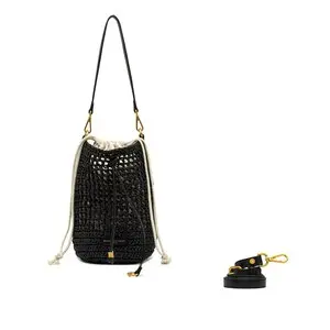 GIANNI CHIARINI Nefeli Drawstring Crossbody Bag
