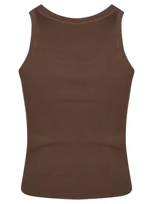 ROTATE BY BIRGER CHRISTENSEN Logo Ribbed Top