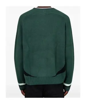 Adidas Striped Long-sleeved Sweater