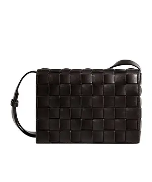 Bottega Veneta Orto Messenger - Black