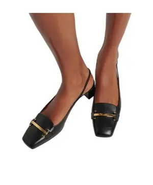 TOD'S Leather Slingback Pumps