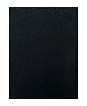 Comme Des Garçons Navy Blue Quarter Casual Pants