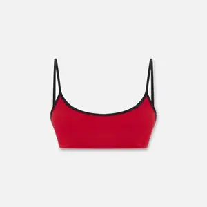 PCFG STORE Scoope Bikini Top - Red