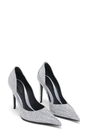 Alexander McQueen Embellished Skull Charm Stiletto Pumps