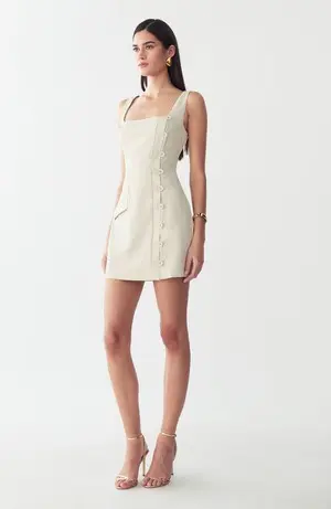 WILLA Krishel Mini Dress - Bone