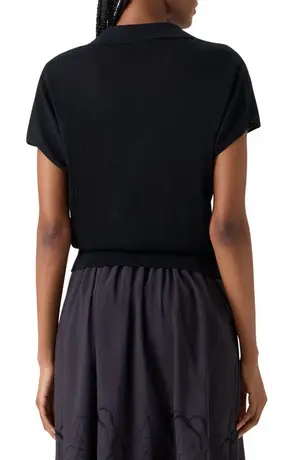Akris Relaxed Fit Polo Sweater