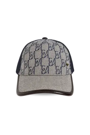 Emporio Armani Monogram Baseball Cap - Beige