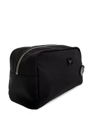 Emporio Armani Cosmetic Bag With Logo Applique