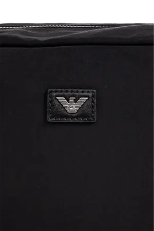 Emporio Armani Cosmetic Bag With Logo Applique