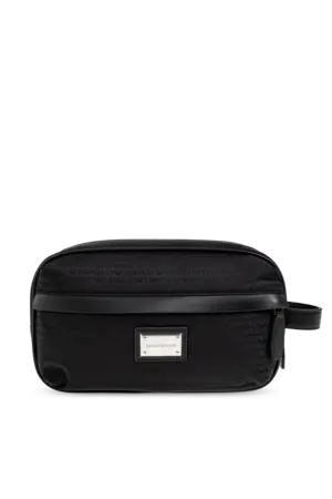 Emporio Armani Monogrammed Toiletry Bag