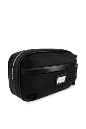 Emporio Armani Monogrammed Toiletry Bag
