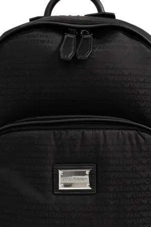 Emporio Armani Monogram Backpack