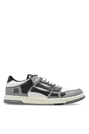Amiri Varsity Skel Top Low Sneakers - Grey