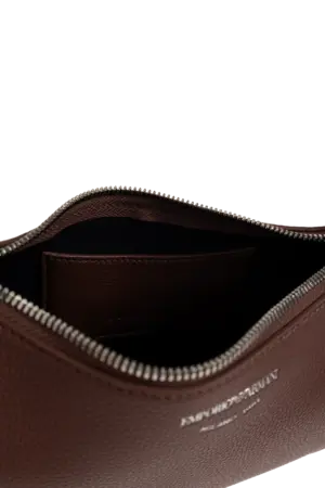 Emporio Armani Embossed Logo Shoulder Bag