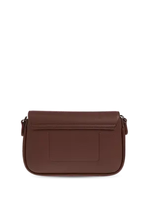 Emporio Armani Polished Leather Shoulder Bag