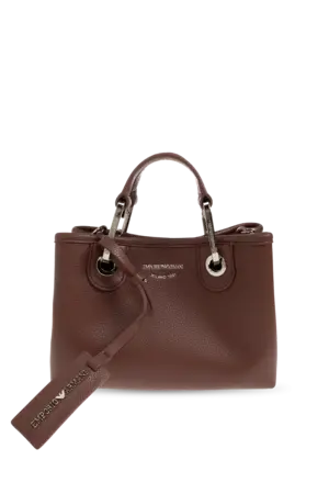 Emporio Armani Leather Top Handle Bag
