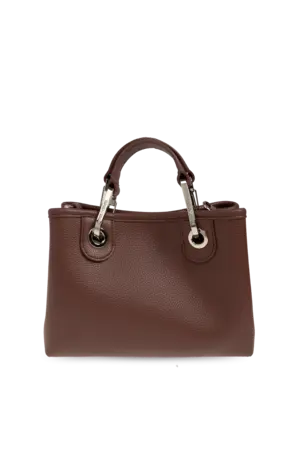 Emporio Armani Leather Top Handle Bag