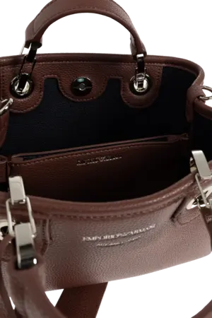 Emporio Armani Leather Top Handle Bag
