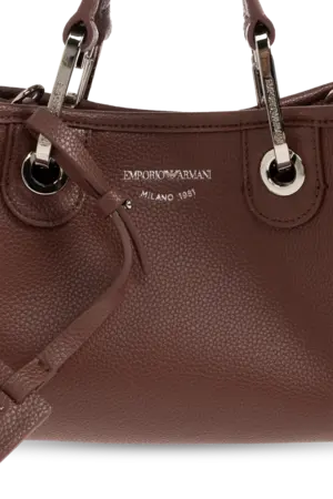 Emporio Armani Leather Top Handle Bag