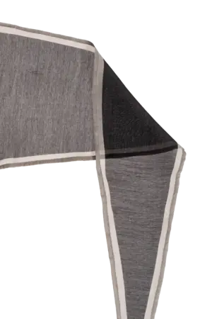Emporio Armani Asymmetrical Scarf With Logo