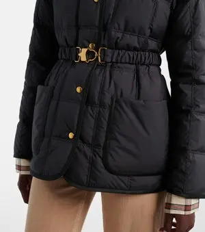 Moncler Cygnes Quilted Down Jacket - Black