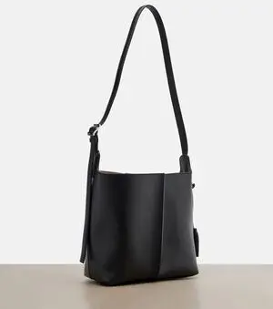 Loewe Bilbao Medium Leather Tote Bag - Black