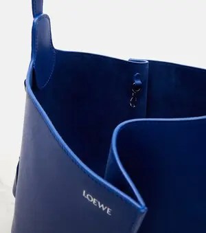 Loewe Bilbao Medium Leather Bucket Bag
