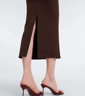 Alex Perry Off-shoulder Midi Dress