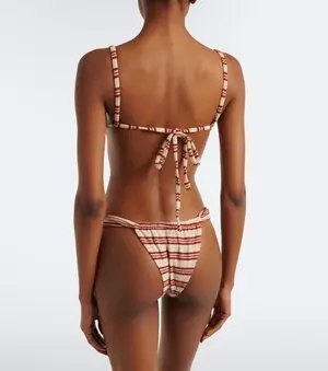 MONTCE Sandra Striped Terry Bikini Bottoms