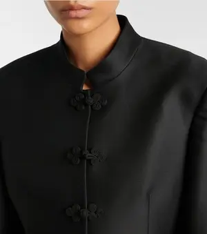 RÓHE Wool-blend Jacket With Toggle Fastening