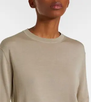 TOTEME Cashmere And Silk Crewneck Sweater