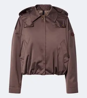 Moncler Chevreuil Hooded Blouson Jacket - Brown