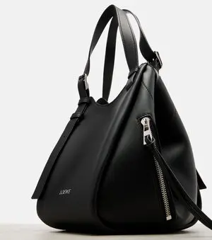 Loewe Hammock Flip Medium Leather Tote Bag
