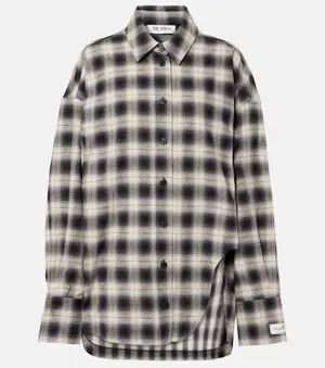 Attico Asymmetric Cotton Shirt - Beige