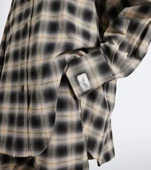 Attico Asymmetric Cotton Shirt - Beige