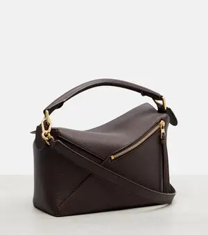 Loewe Puzzle Edge Small Leather Top-handle Bag
