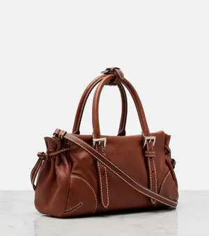 Prada Bonnie Small Leather Top-handle Bag