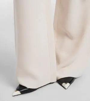 Valentino Garavani D'orsay Pointed Toe Pumps - Black