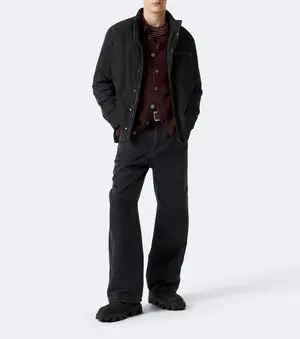 Moncler Peak City Suede Ankle Boots - Black