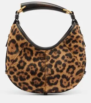 Saint Laurent Mombasa Small Calf Hair Shoulder Bag