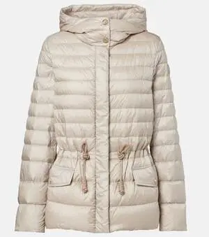 Moncler Moncler Raies Hooded Quilted Down Jacket Grey