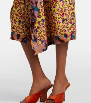 Dries Van Noten Sole Printed Midi Skirt