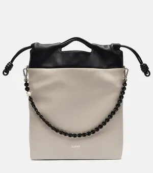Loewe Flamenco Clutch In Leather - Black