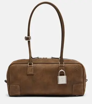 Loewe Amazona 31 Leather Shoulder Bag - Brown