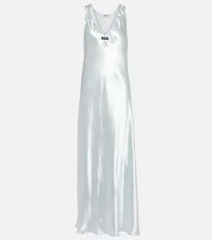 Miu Miu Maxi Dress - Blue